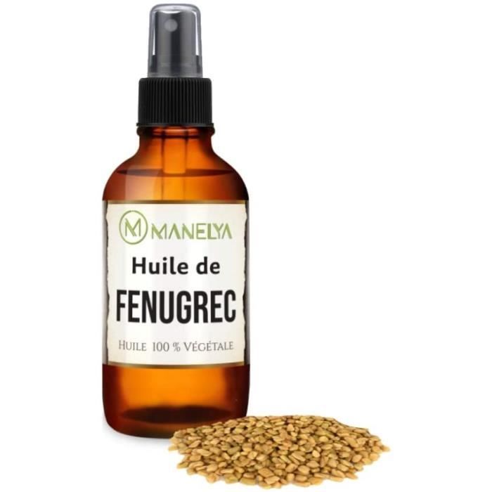 Huile de fenugrec pure 100ml 100% naturelle avec spray applicateur ...