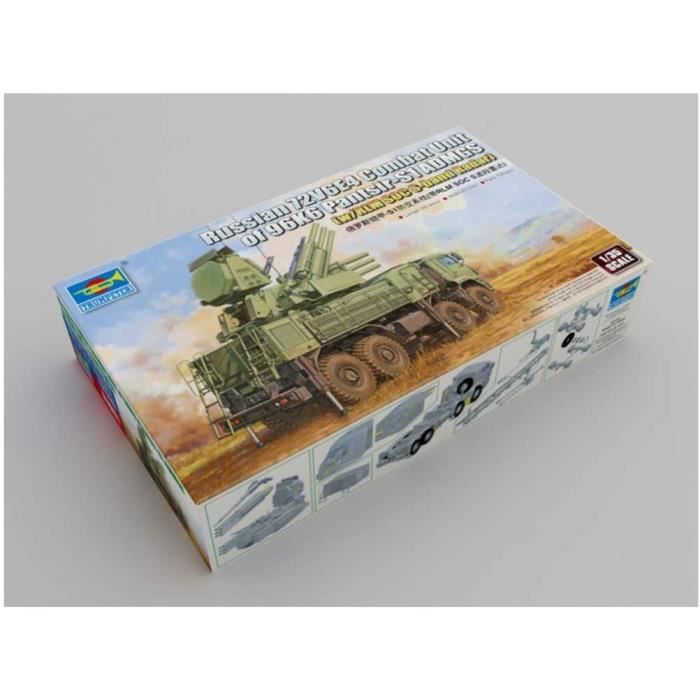 Kits de modélisme de chars d'assaut Trumpeter 01061 - Russian 72V6E4 ...