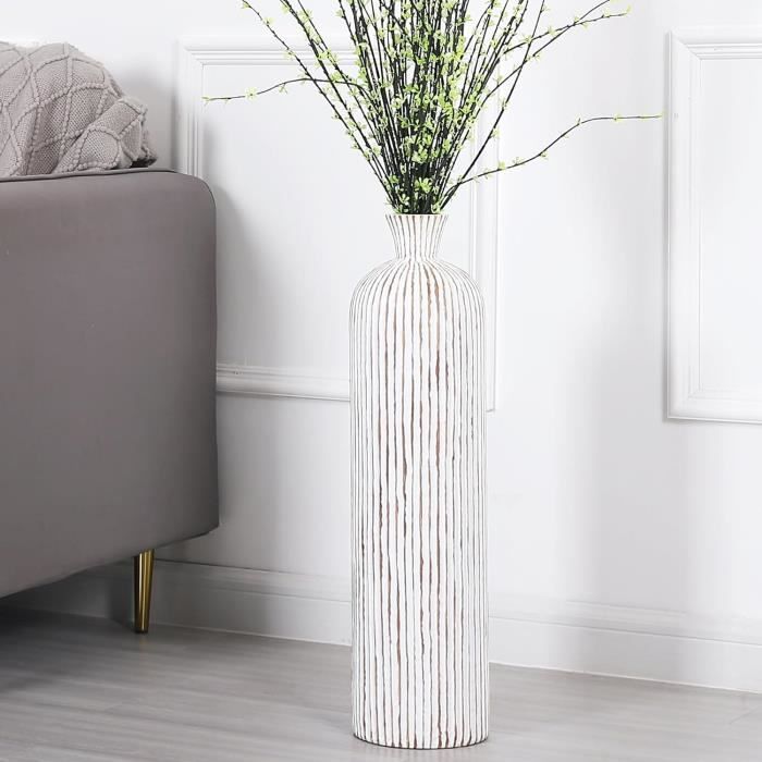 Grand Vase A Poser Au Sol 63 Cm Haut Vase De Sol Pour Fleur Ou Pampa ...