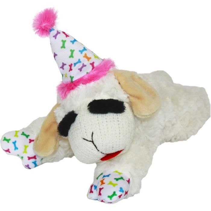 Multipet Jouet Pour Chien Avec Chapeau D'Anniversaire Rose 26,7 Cm[n607] - Cdiscount