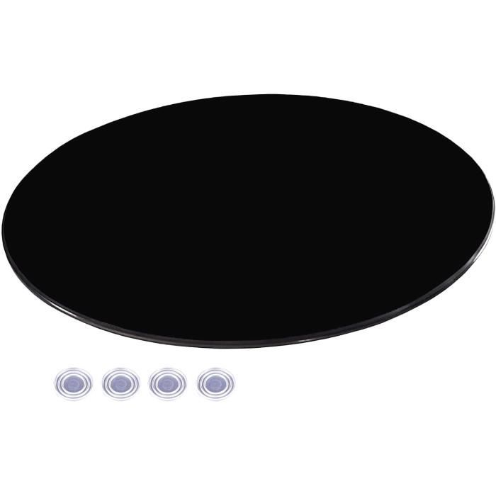 Plateau De Table En Verre Trempé Plateau Verre Rond Table A Manger 40 ...