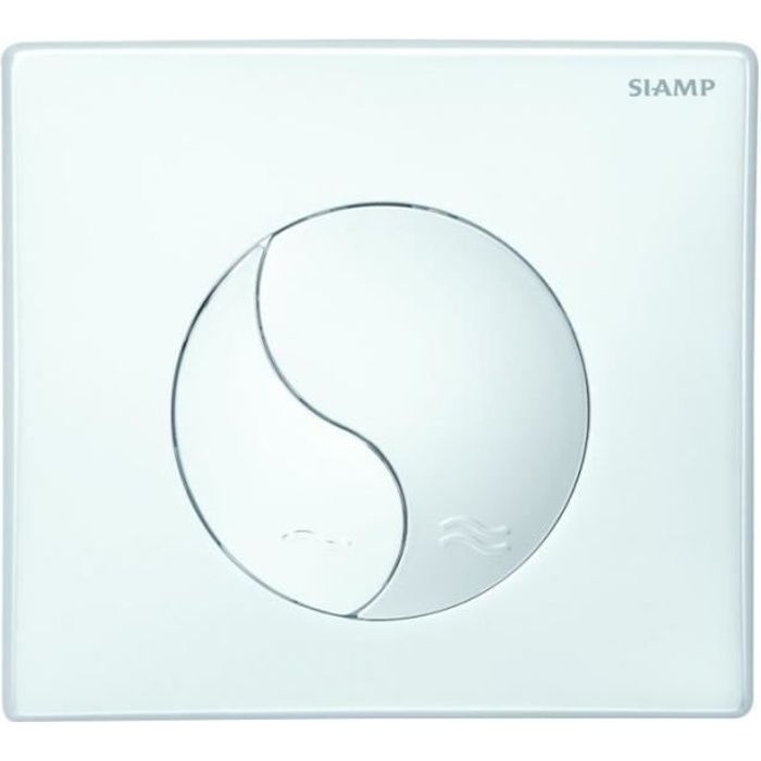Plaque Commande Blanche Siamp 31180010 - Cdiscount Bricolage