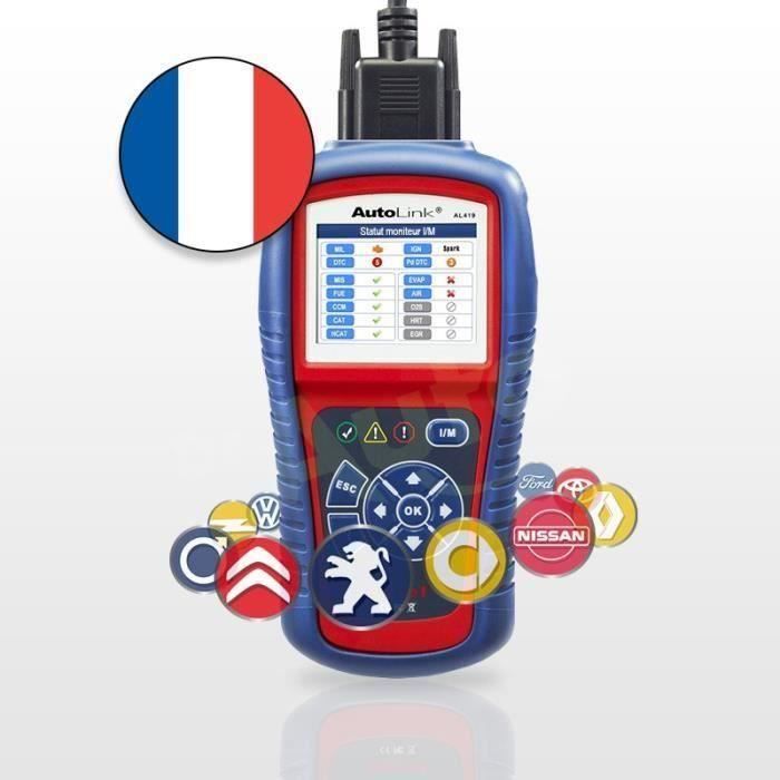Valise Appareil Diagnostique Pro Multimarque En Français Obd2 ...