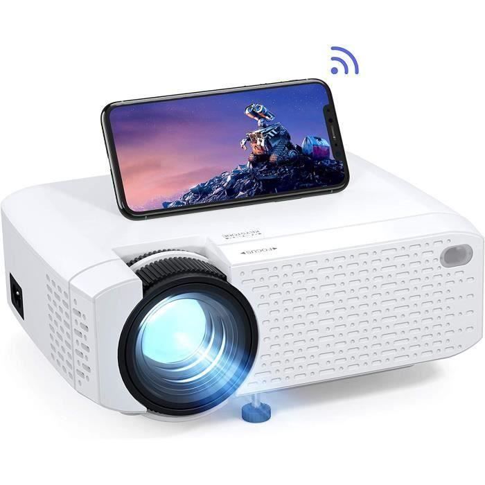 Videoprojecteur WiFi Rtroprojecteur pour Telephone Mini Projecteur ...