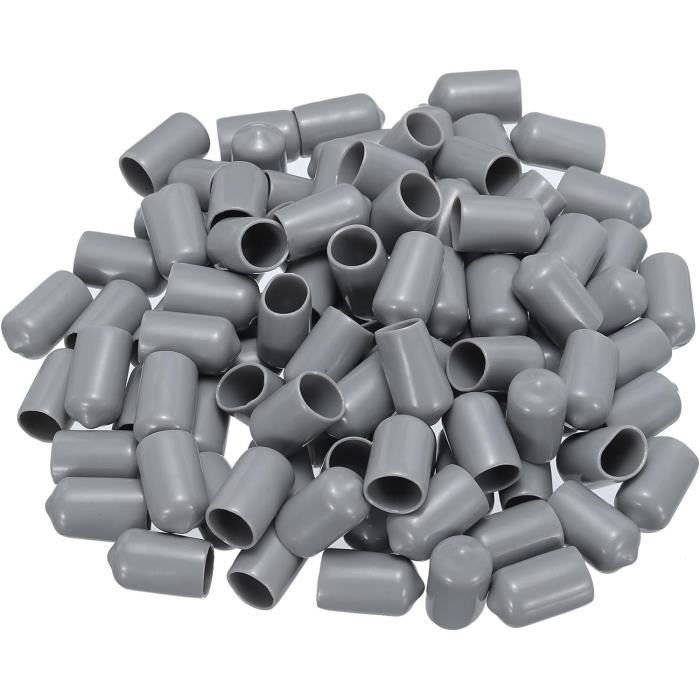 Lot De 100 Embouts En Caoutchouc Vinyle Pvc, Protection Pour Filetages ...