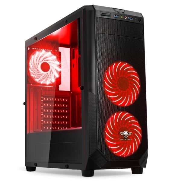 Ordinateur Pc Gamer Rogue Red AMD A8 9600 - Mémoire 8Go DDr4 - Disque ...