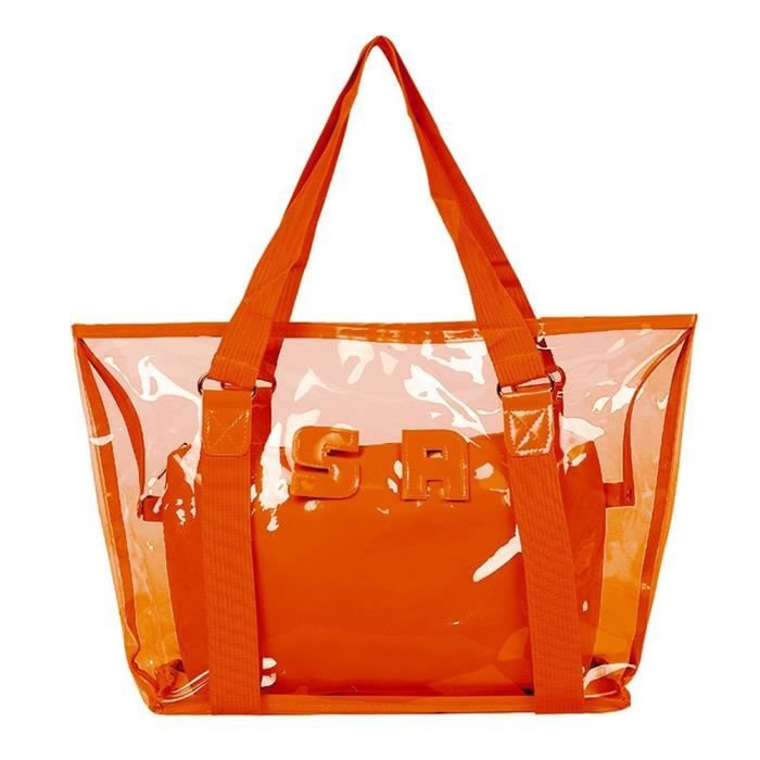 Dilwe Sac à bandoulière en PVC transparent avec lettres, sacs fourre ...