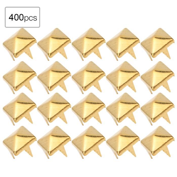 DIY Leathercraft Rivets 400 Ensembles 4MM-7MM DIY Leathercraft Spike ...