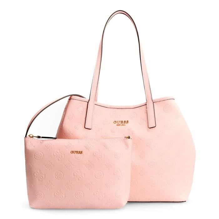 GUESS Vikky Tote Bright Pink [203712] - sac à épaule sacoche rose ...