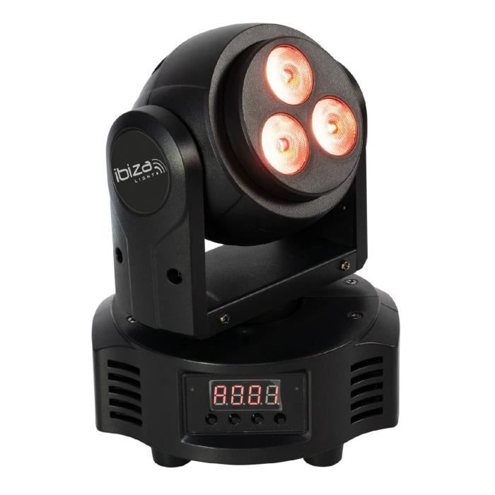Ibiza Light MH-BEAM-WASH - Double Lyre DMX BEAM / WASH - Cdiscount TV ...