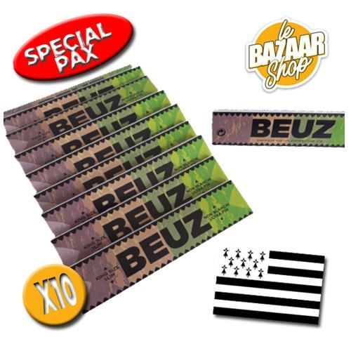 Feuille a Rouler BEUZ Slim Brown X10 Papier a Cigarette Le Bazaar Shop ...