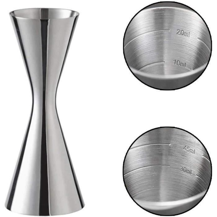 Xingfu-Doseur Cocktail Double Doseur à Cocktail en Acier Inoxydable ...