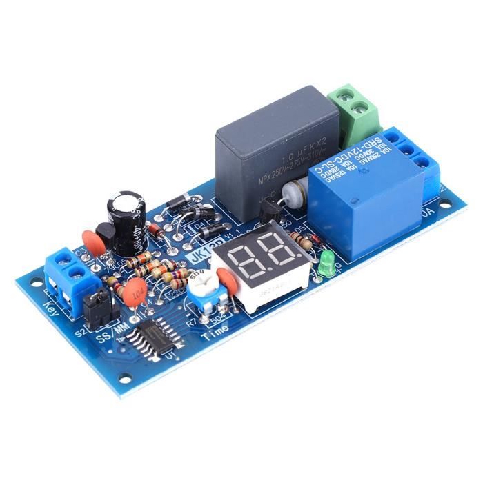 Module de relais temporisé - SALALIS - 220 V AC - 1-99 secondes ...