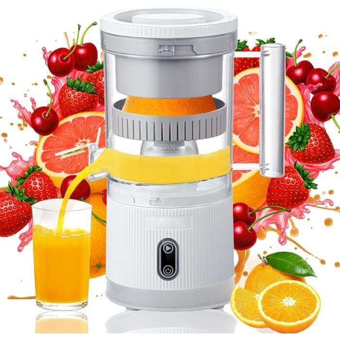Presse Agrume Electrique Avec Panier À Pulpe, 300Ml Extracteur De Jus 80 Watts Juicer Machine ...