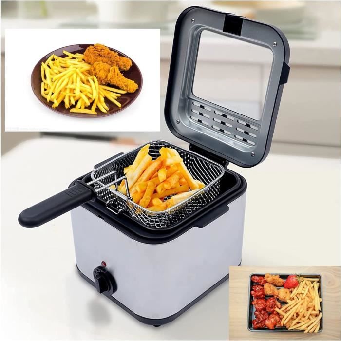 Friteuse Avec Panier For Usage Domestique, Petite Friteuse, Friteuse ...