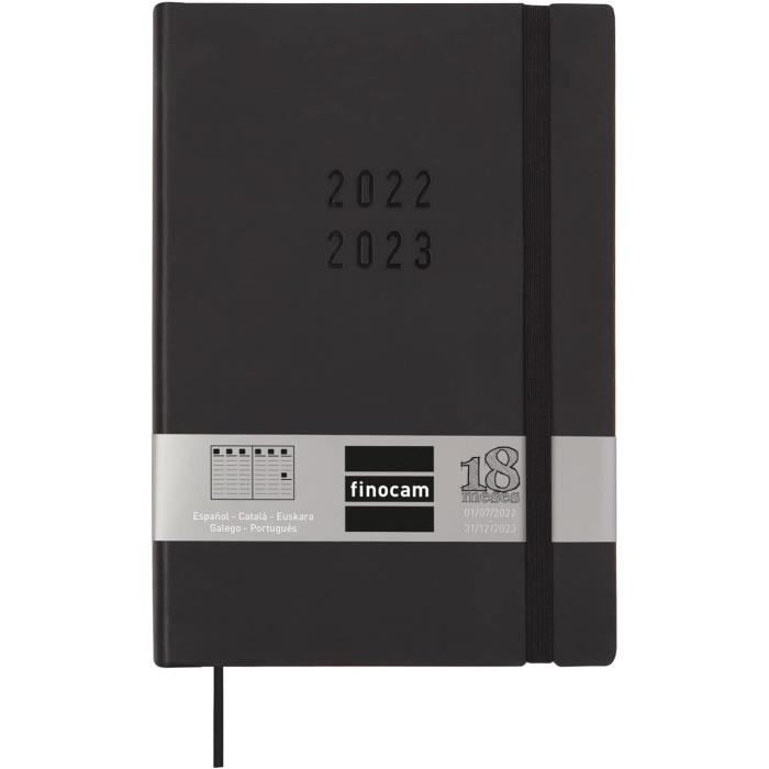 Agenda 2022 2023 Mara 18 mois Vue verticale Juillet 2022 - Décembre ...