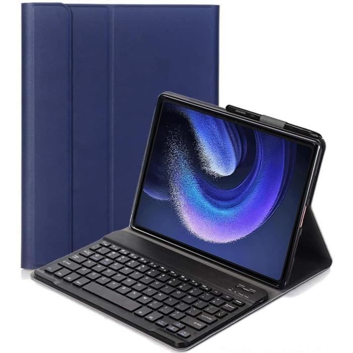 Clavier Étui Pour Xiaomi Pad 6-6 Pro 11 Pouce, Azerty Slim Pu Housse ...