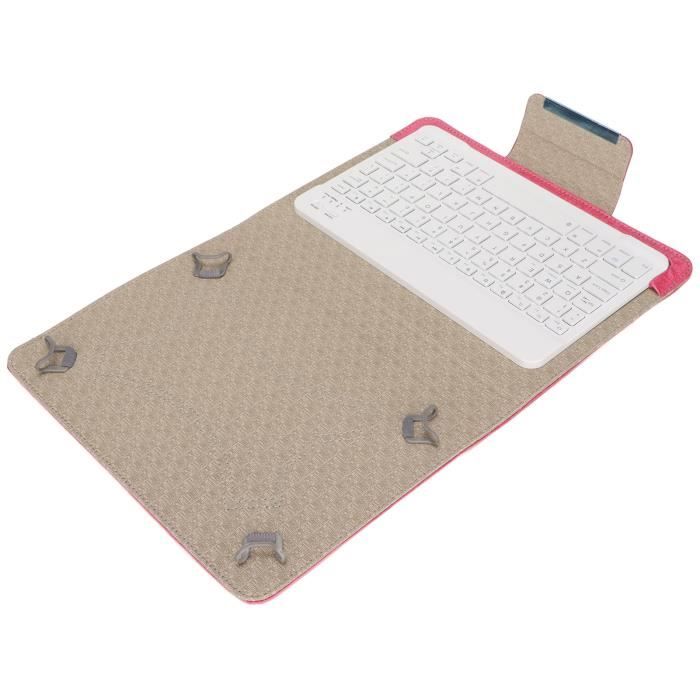 FRA Clavier sans fil avec étui en cuir Clavier étanche BT portable 10 ...