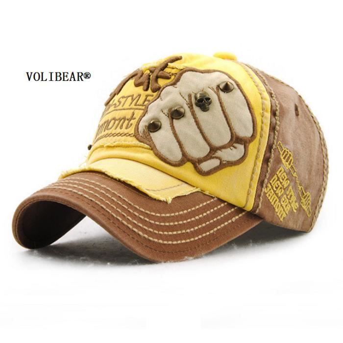 VOLIBEAR®1 Pcs baseball de chapeau hat casquette de soleil en plein air ...