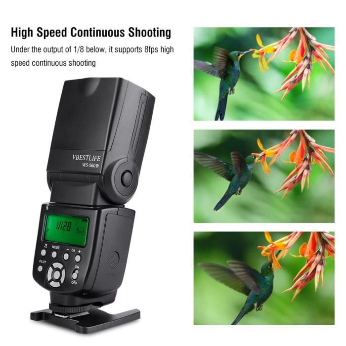 YOSOO Flash Speedlite Flash pour appareil photo WS-560IV Speedlite ...