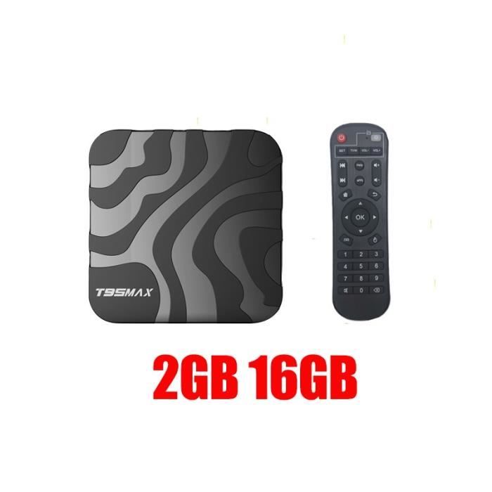 2gb 16gb Boîtier Smart TV T95MAX Android 12 Allwinner H618 Récepteur TV ...