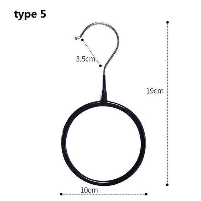 HA14201-Mini cintre pour châle rond ovale. 10-12-17-18-1-2 cm. couches ...
