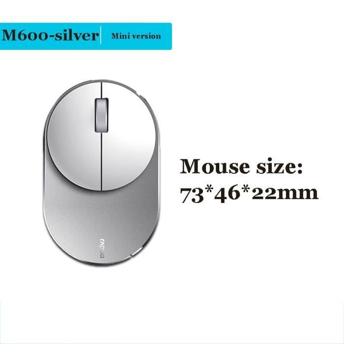 SOURIS,Silver Mini--Mini souris multimode sans fil M600G-M600G, compatible Bluetooth 3.0-4.0 et ...