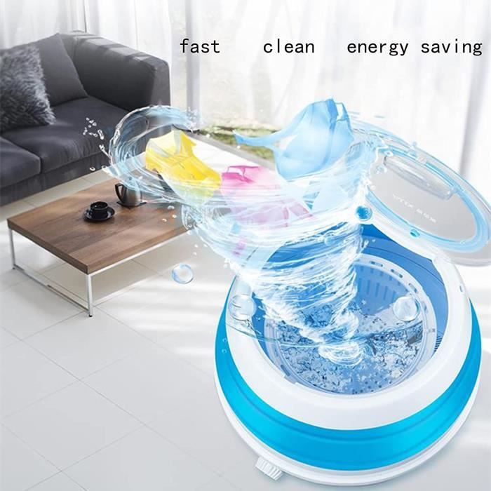 Mini machine à laver, petite machine à laver pliable automatique ...