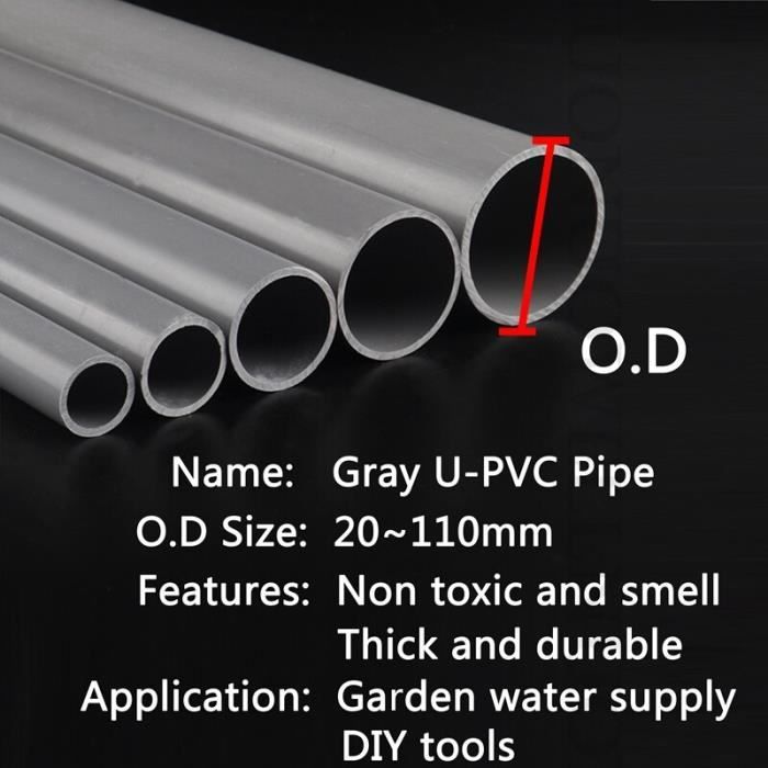 Tuyau d'arrosage,Raccords pour tuyaux en PVC PVC, 20-110mm, 2 pièces ...