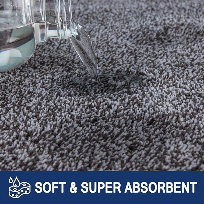 Dust Catcher Door Mat 50 x 80 cm, Non-Slip Floor Mat, Machine Washable ...