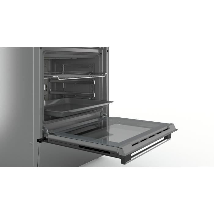 Cuisinière Bosch Serie 4 HKR39C250 - Plaque à induction - Noir, Gris - Four électrique - 66L ...