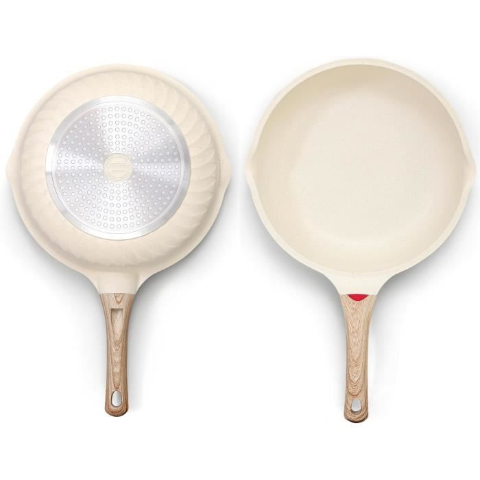 ® Poêle À Frire De 30 Cm De Profondeur Avec Couvercle | Anti-Rayures | Compatible Induction ...