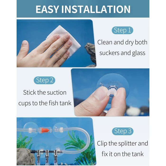 Manifold de contrôle d'air pour aquarium - FEBEST - 3 voies - Clapets ...