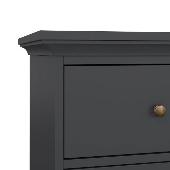 Commode Gaetana Dmora, en Bois Mélaminé Gris 48,5x96,2x139,48h cm ...