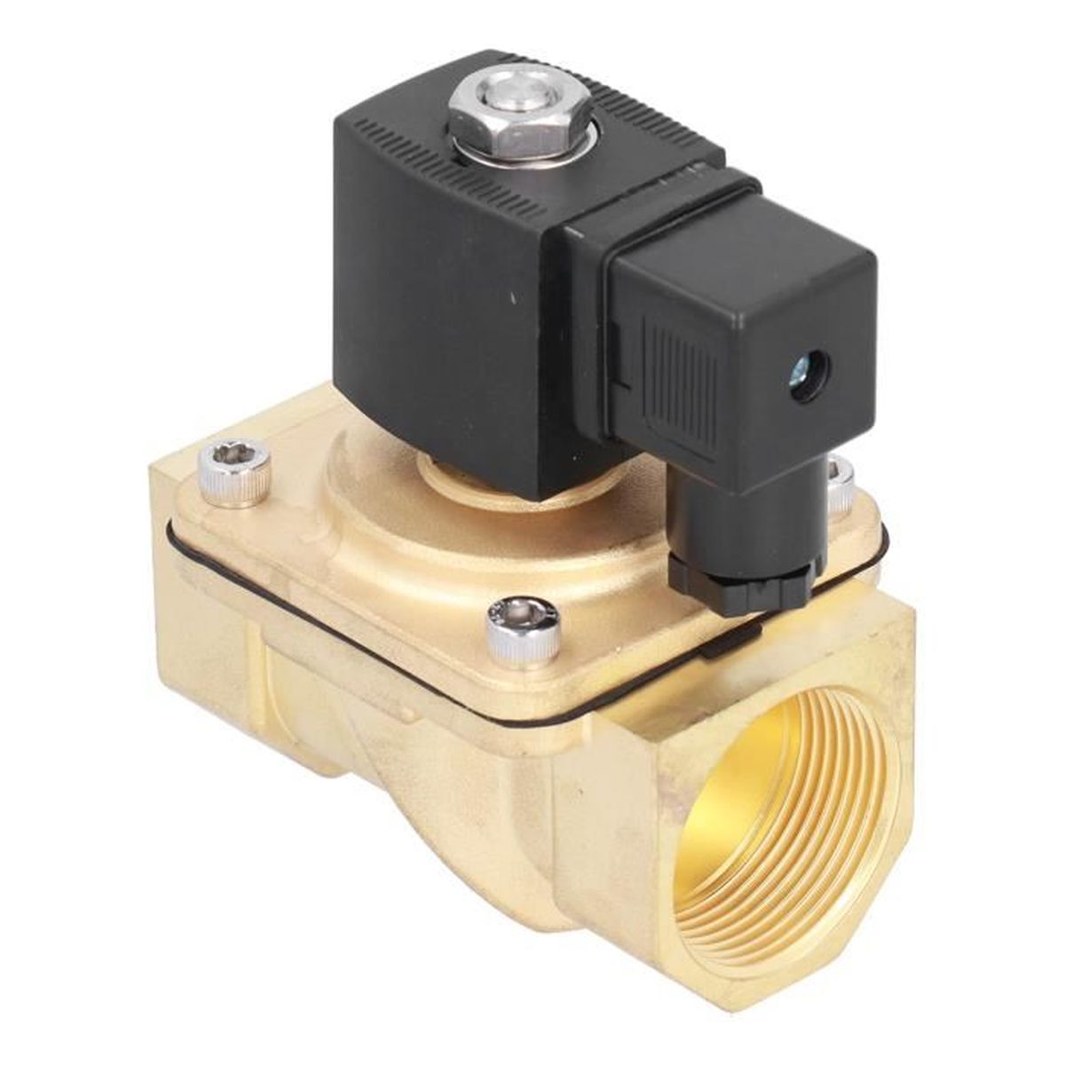 AUN-Electrovanne électrique de type diaphragme normalement fermé en laiton pour le kérosène d ...