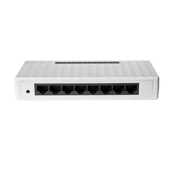 UE - AT 1PCS Gigabit Switch HUB LAN 8-Port HUB LAN Full-Duplex Gigabit Ethernet Desktop Network ...