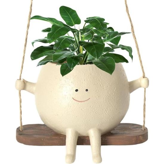 Pots De Fleurs Suspendus Personnalisés, Cache-Pot Avec Tête Suspendue ...
