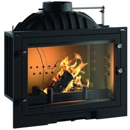 INVICTA - Foyer a bois en fonte - milos 700 avec volet - Cdiscount ...