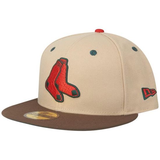 Casquette ajustée New Era 59Fifty - Boston Red Sox - Beige - Homme ...