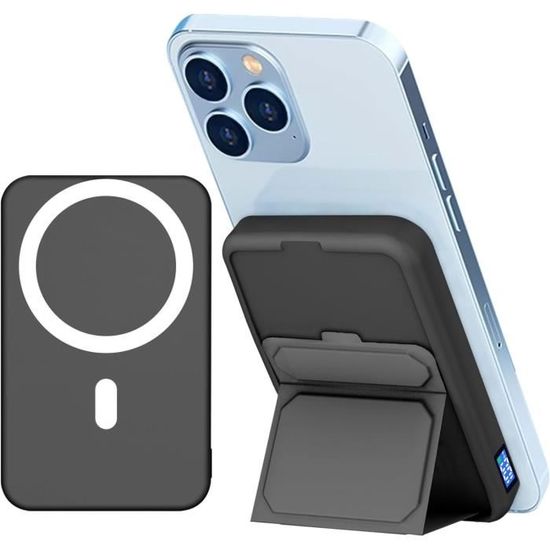 Batterie Externe Magnétique 10000Mah,Chargeur Portable Pliable,Pd 22.5W ...