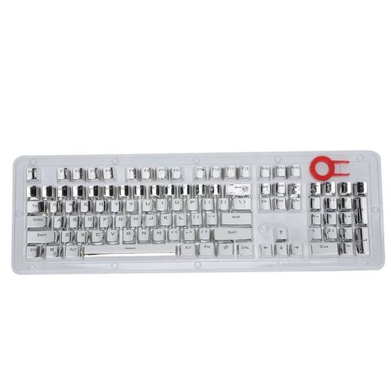Sonew Capuchon de clavier métallique 104Pcs Keycaps Métallique Durable ...