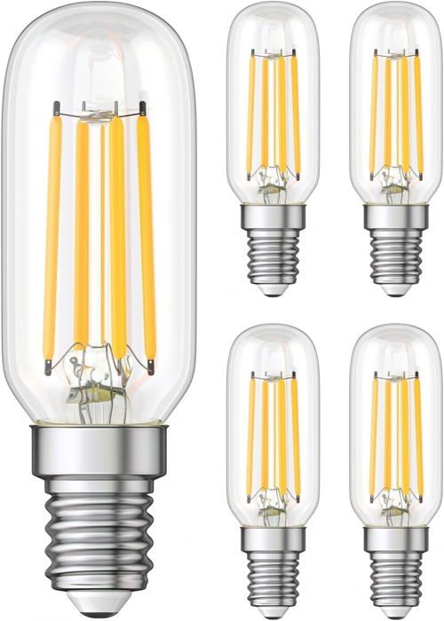 5 ampoules LED E14, T25, blanc froid (6300 K), 4,2 W, 464lm.[G4199] - Cdiscount Maison