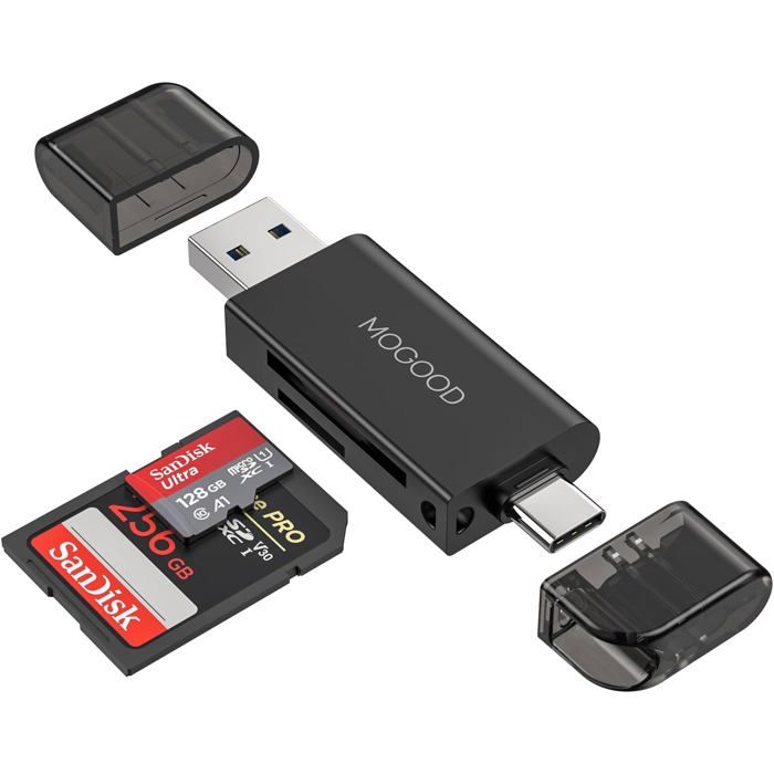 SD Card Reader,USB C Memory Card Reader,USB 2.0 Micro SD Adapter,Dual ...