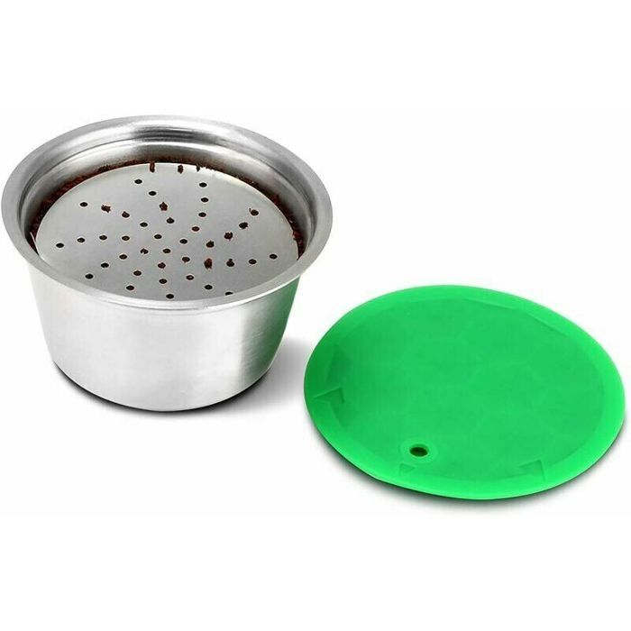 Capsule de café rechargeable en acier inoxydable réutilisable pour ...