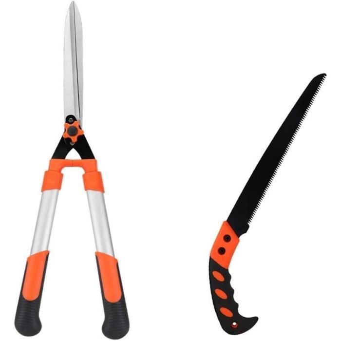 Cisailles à haies de jardin, tondeuses à gazon en acier au carbone ...