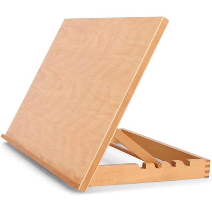 Chevalet De Bureau – Grand Chevalet De Table Réglable A3 En Bois De ...
