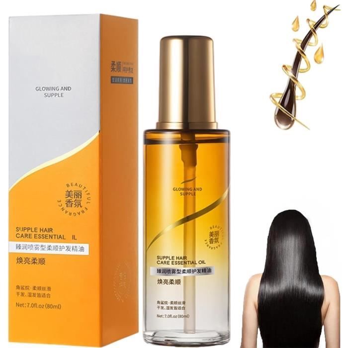 1pcs Huile essentielle de traitement capillaire hydratant,huile ...