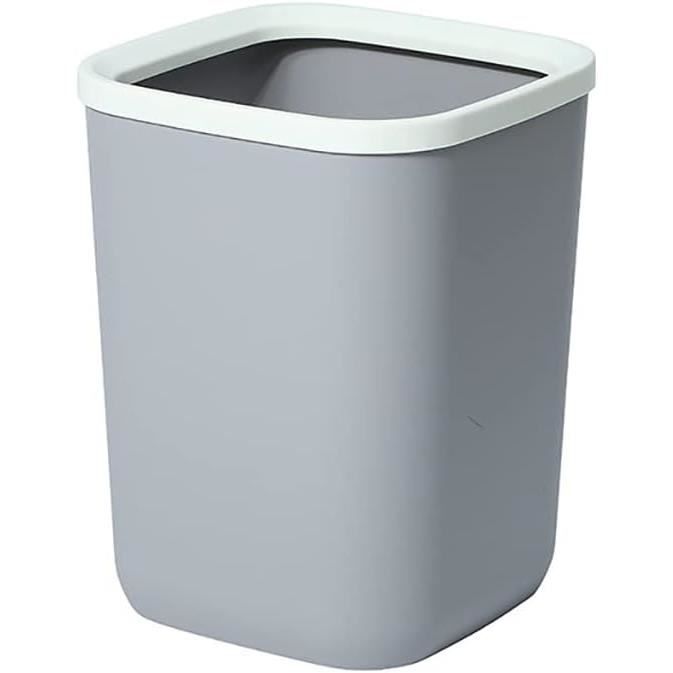 Poubelle De Bureau En Plastique Couvercle Pivotant Poubelle Double ...