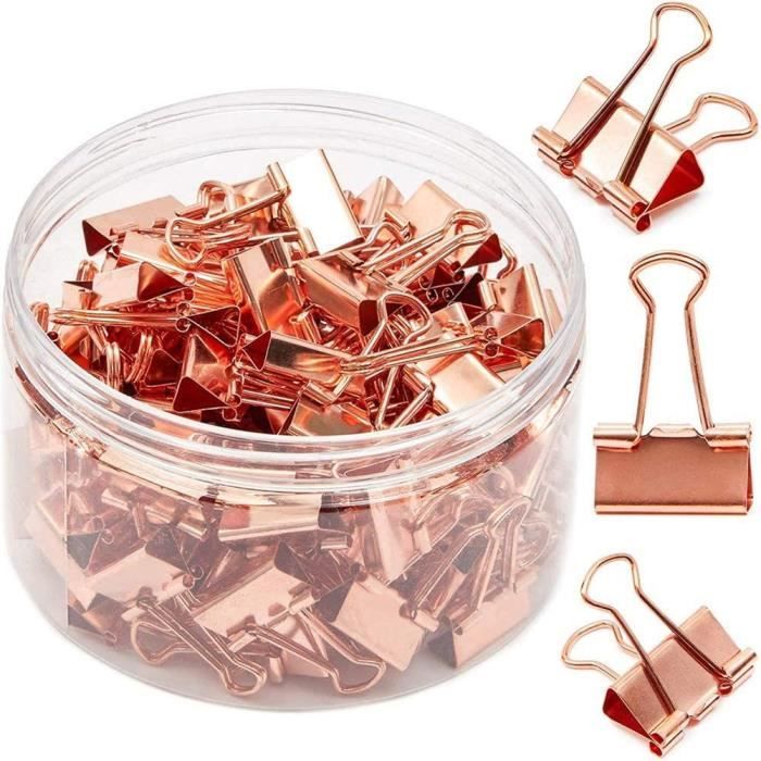 Binder Clips Pie Double Clip Foldback Liant Clips Bulldog Clips ...
