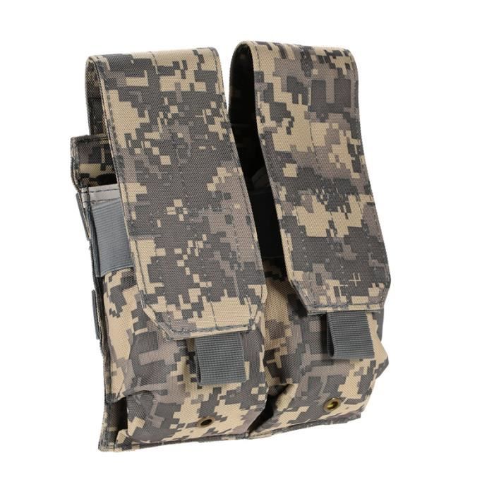 Acu - Pochette tactique Double Molle pour Magazine, pour AK 47 M4 AR15 ...